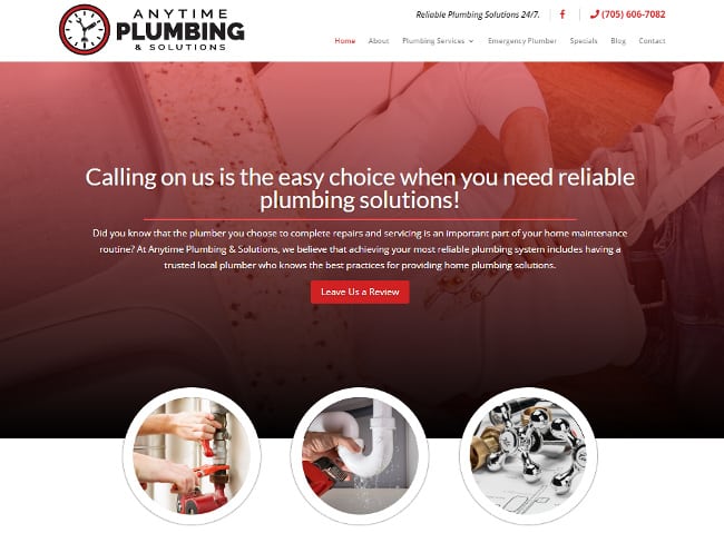 Our New Website is Live! - Anytime Plumbing & Solutions